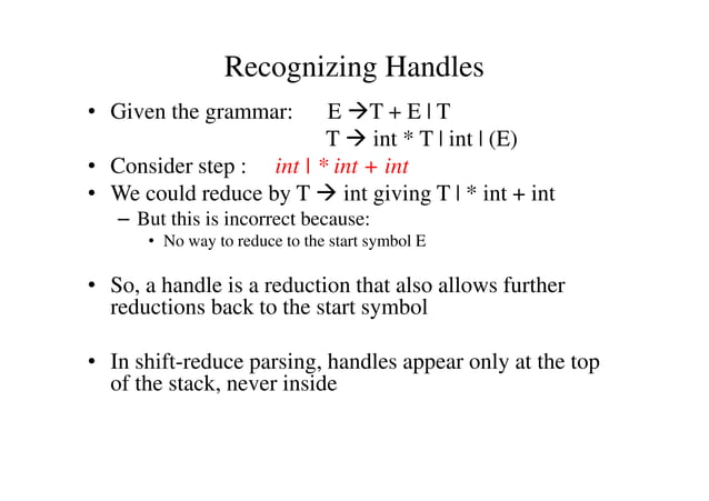 Lecture9 syntax analysis_5 | PPT