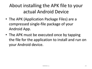 Lecture 9 testing_packaging_app | PPT