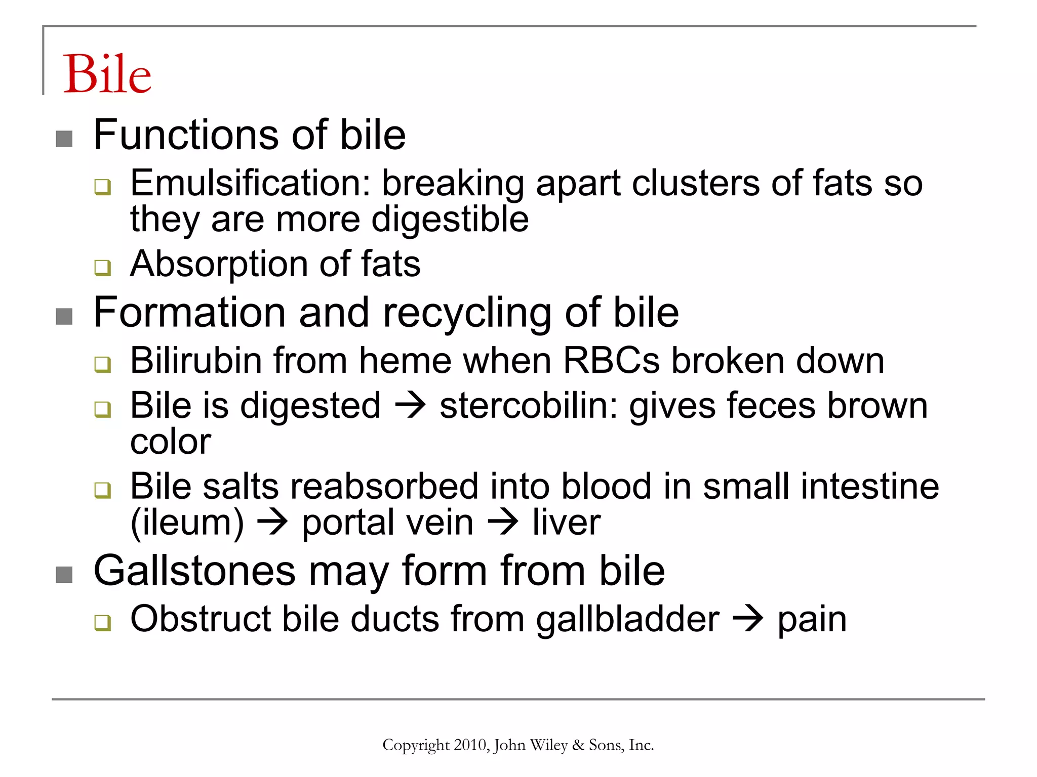Lecture 9 the digestive system | PPT