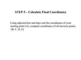 Lecture9 traverse | PPT
