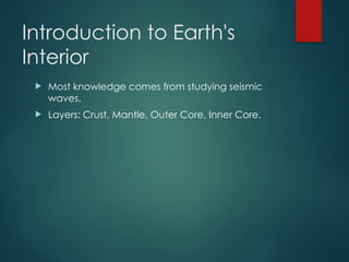 Lecture 9 unit 3 Interior of the Earth.pptx