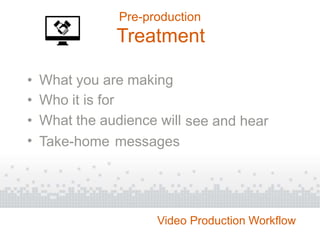 Lecture # 9 (video production workflow) | PPTX