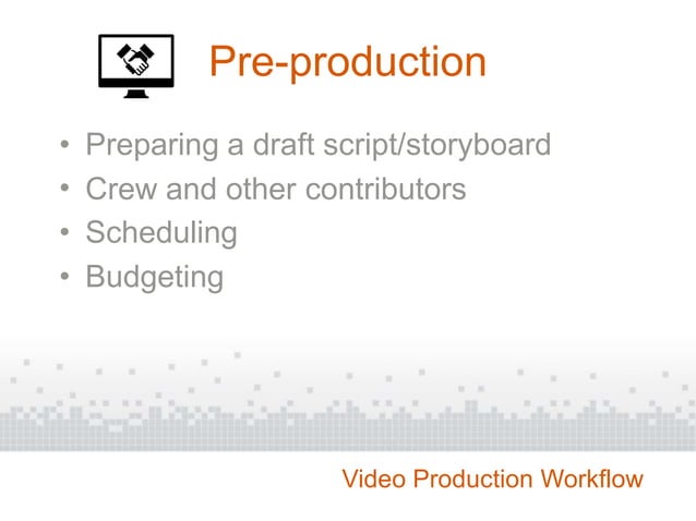 Lecture 9 Video Production Workflow Pptx Video Software Computer Software And Applications