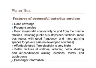Lecture 9 (Water Transport).pptx | Rail Travel | Travel Type