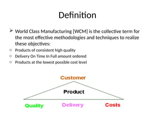 world class manufacturing wcm maintenanc | PPTX