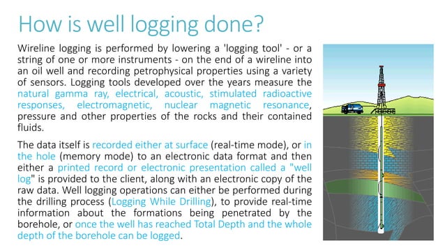Lecture_9_Well Logging.ppt | Geology | Science
