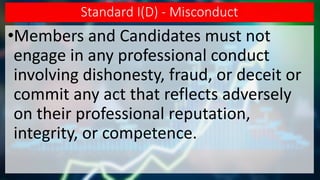 Lecture A - Standard I Professionalism | PPT