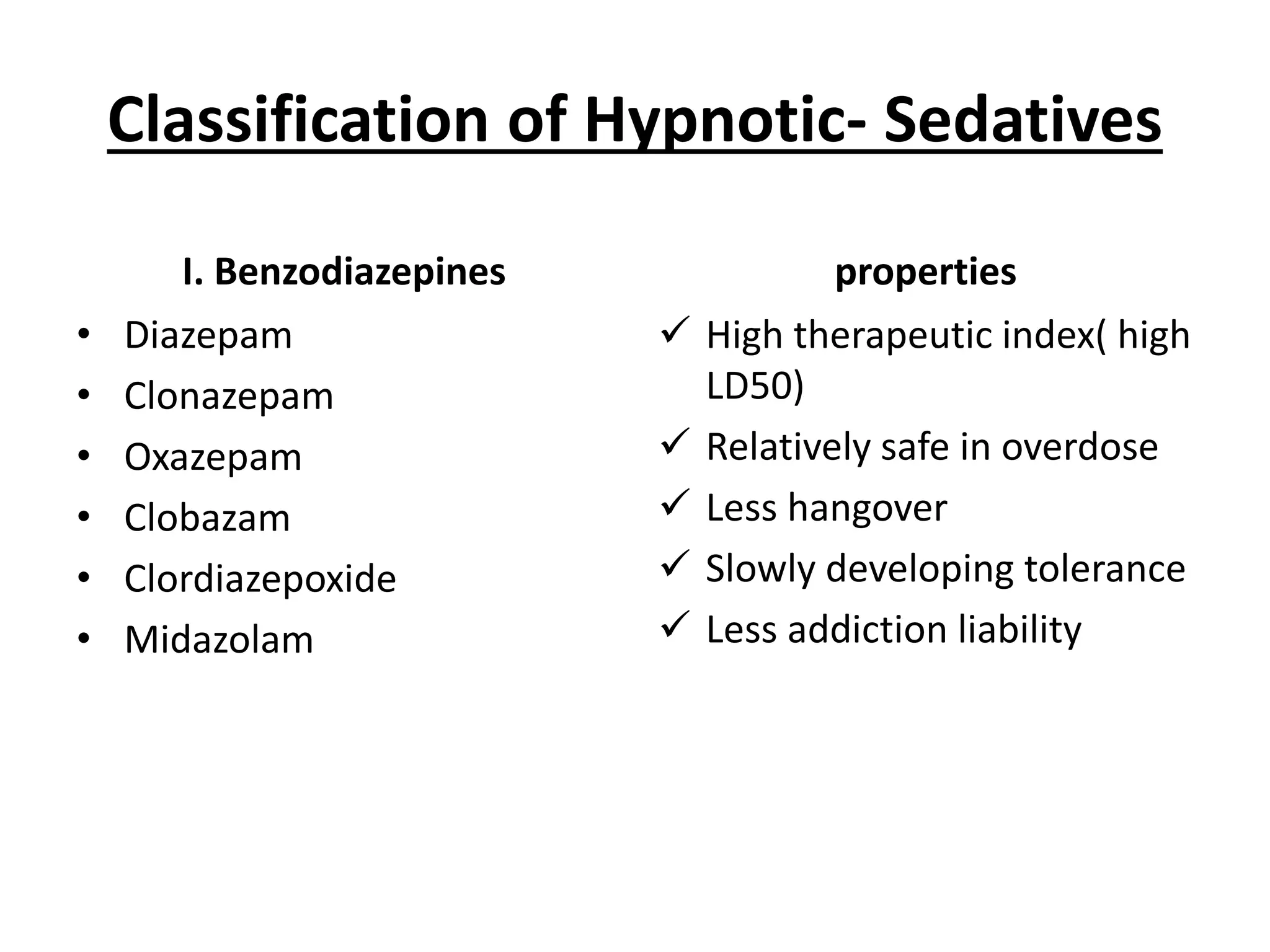 Lecture about sedative hypnotic drugs | PPTX
