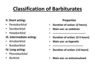 Lecture about sedative hypnotic drugs | PPTX