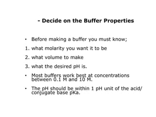Acid Base Buffer | PPT