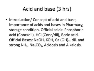 Acid Base Buffer | PPT