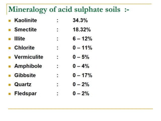 Acid Sulphate Soils | PPTX