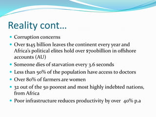Lecture africa now and after - Dr. Phil Osagie | PPTX