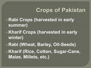 Role of Agriculture in Economic Development of Pakistan | PDF