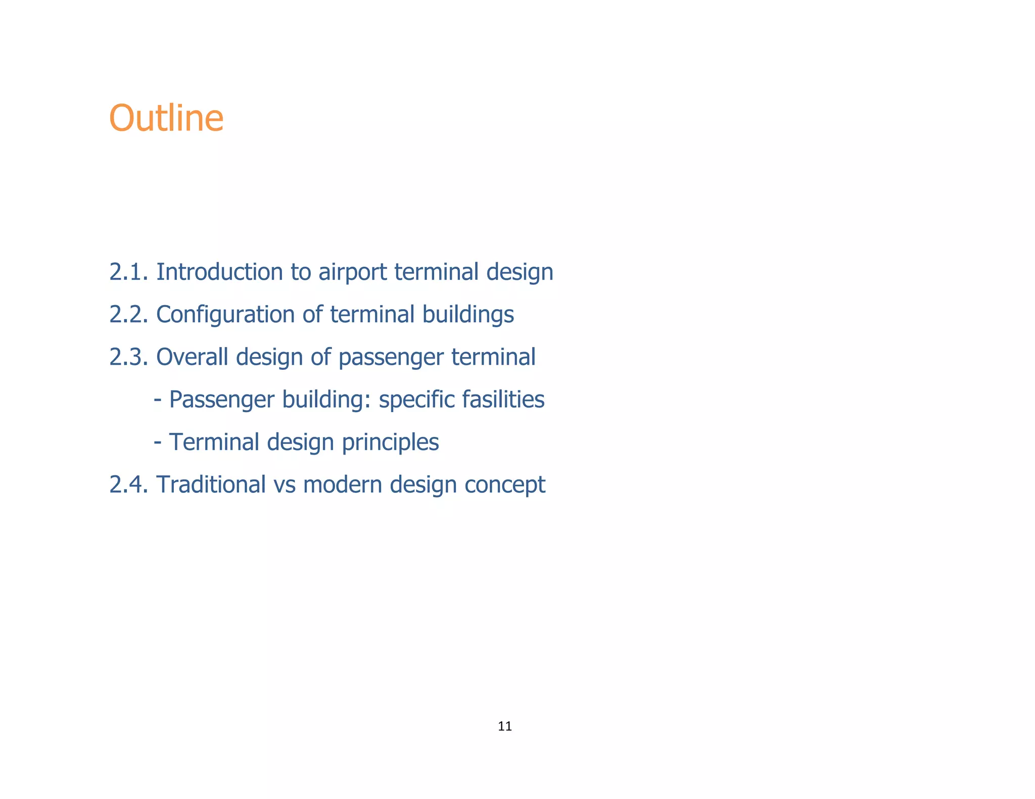 Airport Planning & Terminal Building Design | PDF