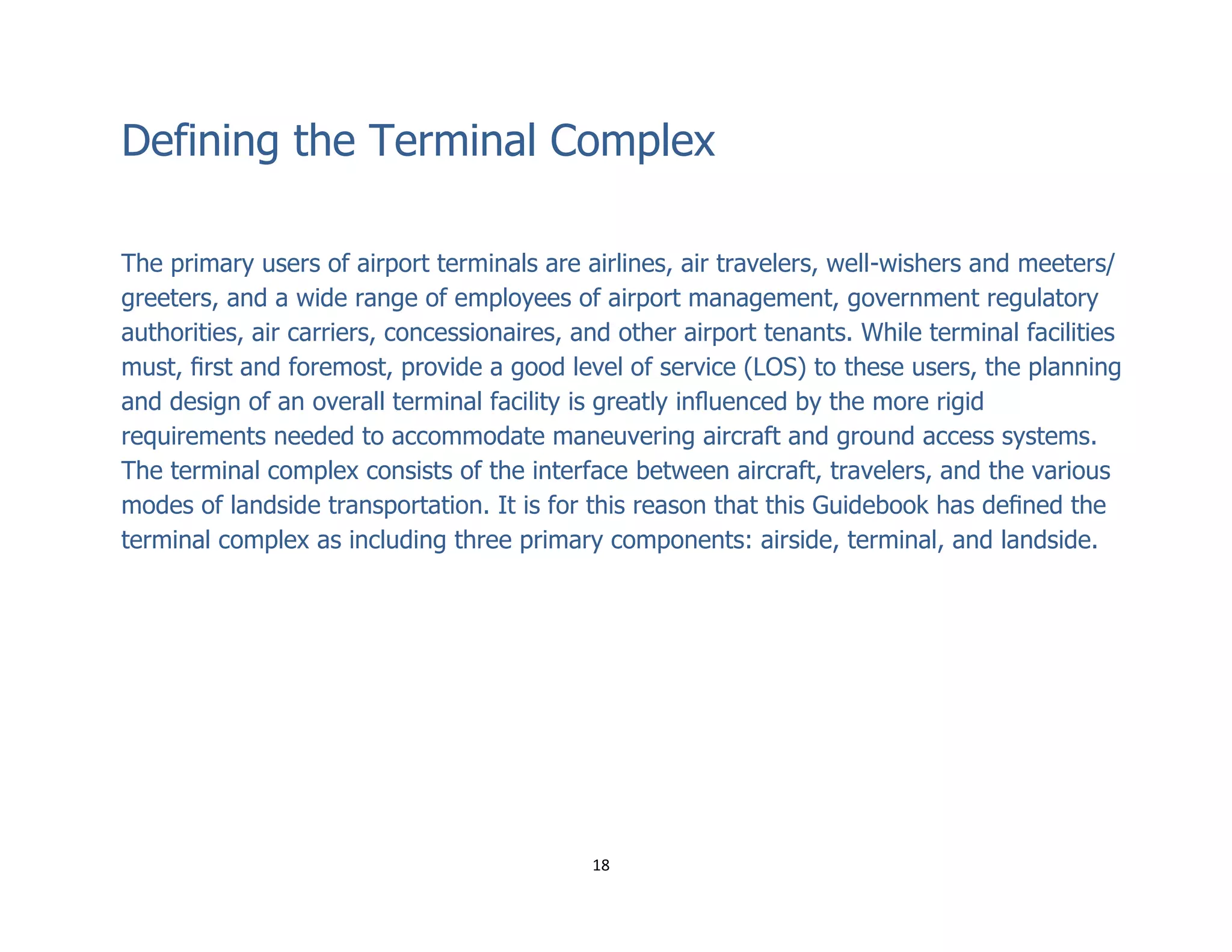 Airport Planning & Terminal Building Design | PDF