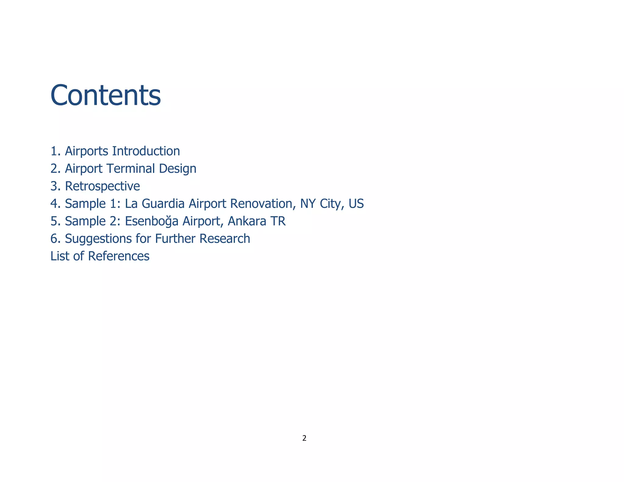 Airport Planning & Terminal Building Design | PDF
