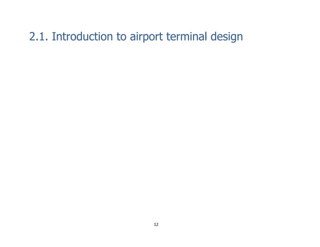 Airport Planning & Terminal Building Design | PDF | Air Travel | Travel ...