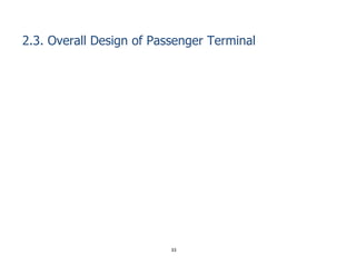 Airport Planning & Terminal Building Design | PDF