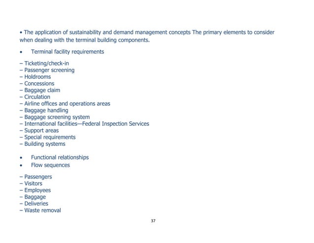 Airport Planning & Terminal Building Design | PDF | Air Travel | Travel ...