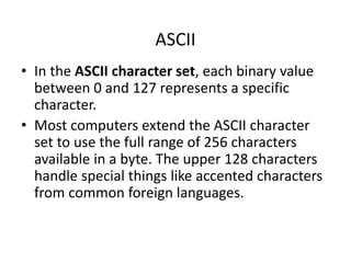 Lecture_ASCII and Unicode.ppt