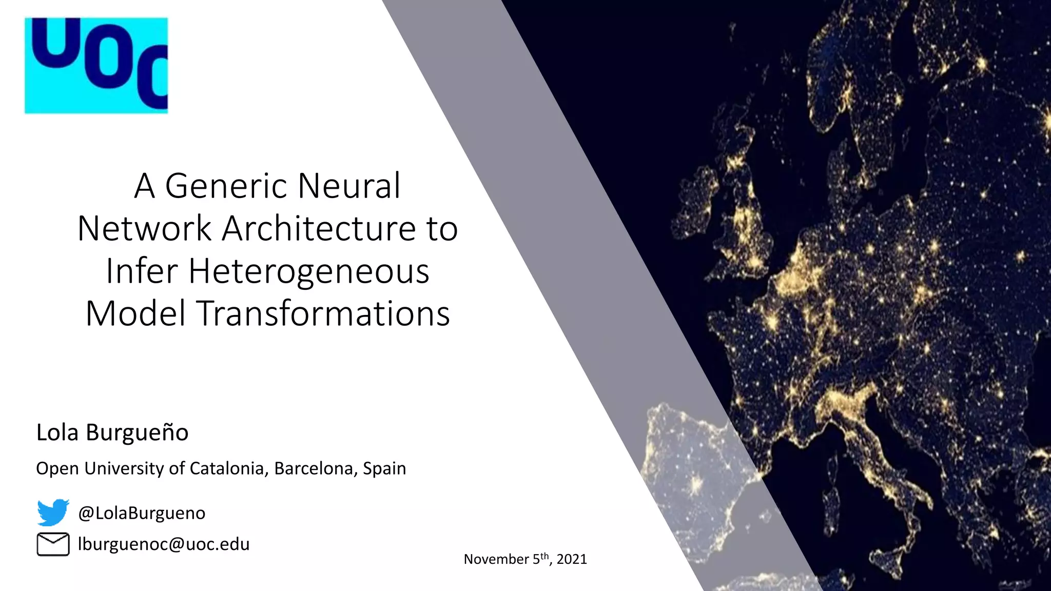 A Generic Neural Network Architecture To Infer Heterogeneous Model