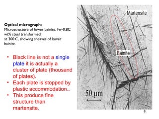 Lecture bainite, bainitic alloys and bulk nanocrystalline steel | PPT