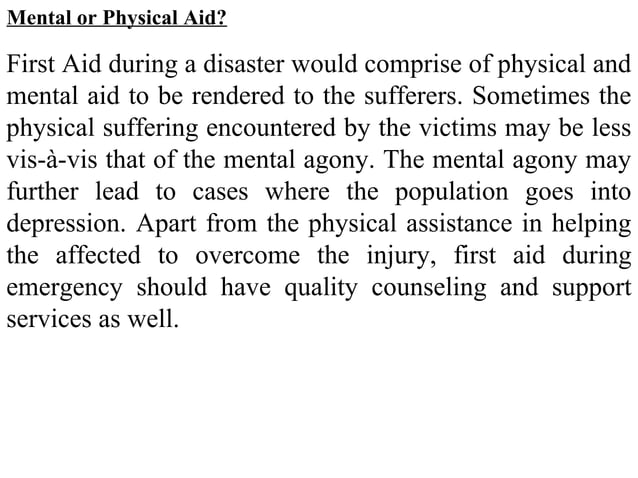 Lecture basic first aid - 1 | PPT