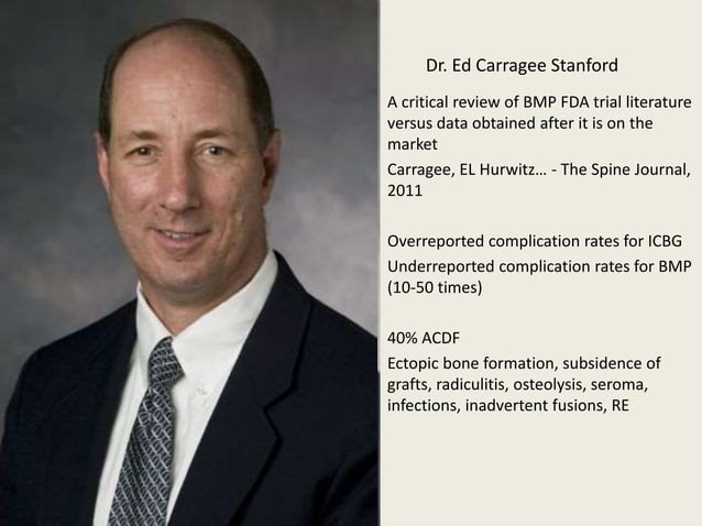 BMP bone morphogenic protein in spinal surgery | PPT