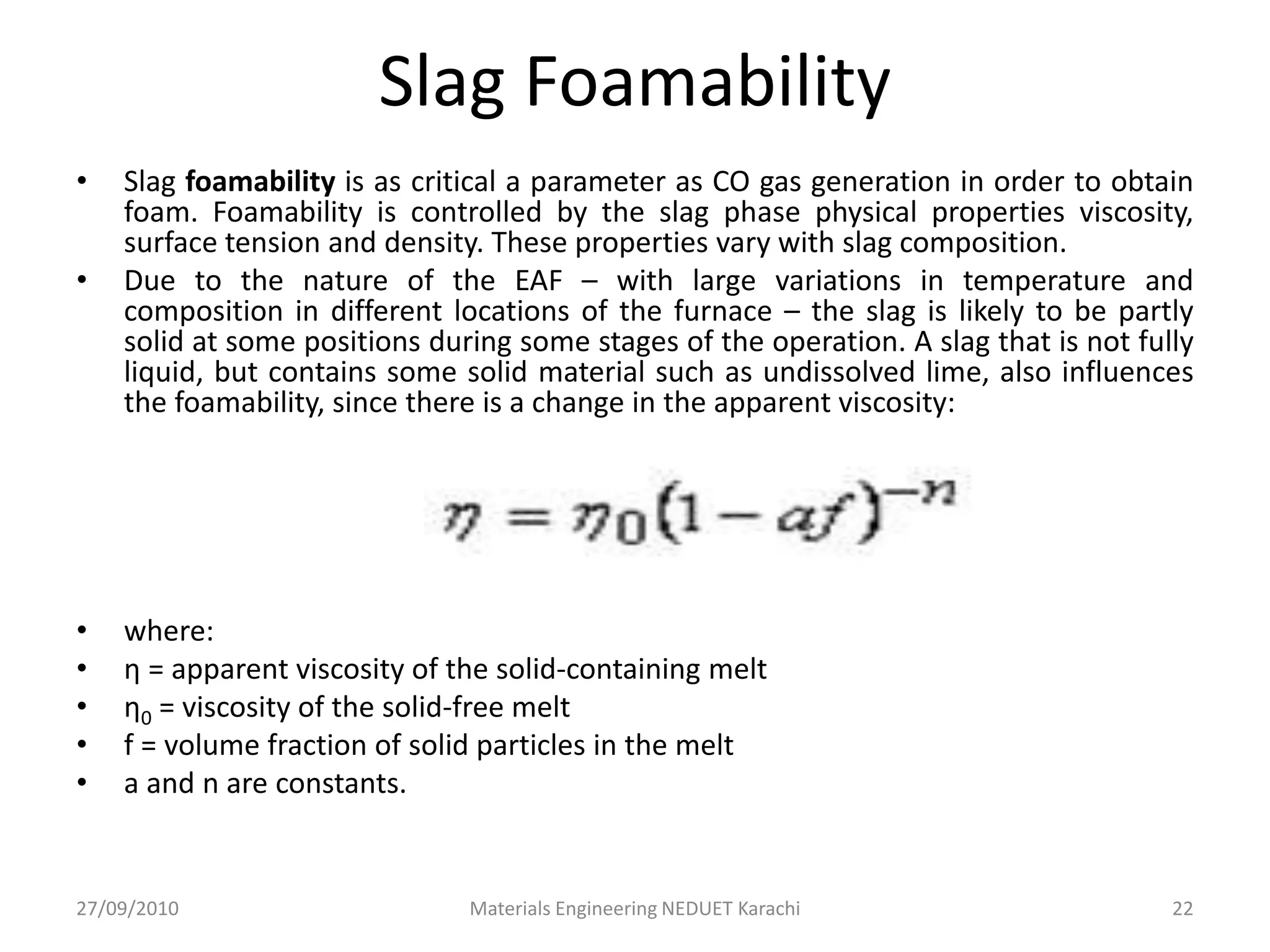 Steel MAking: Lecture BOS and EAF | PPTX