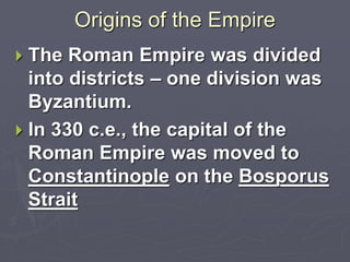 Lecture byzantineempire | PPTX