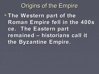 Byzantine Empire - Intro | PPT