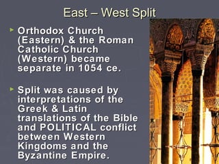 Byzantine Empire Church Split