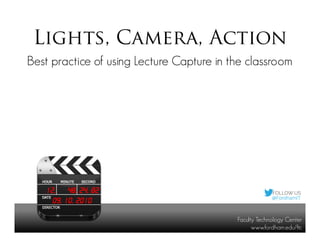 Lecture capture | PPT