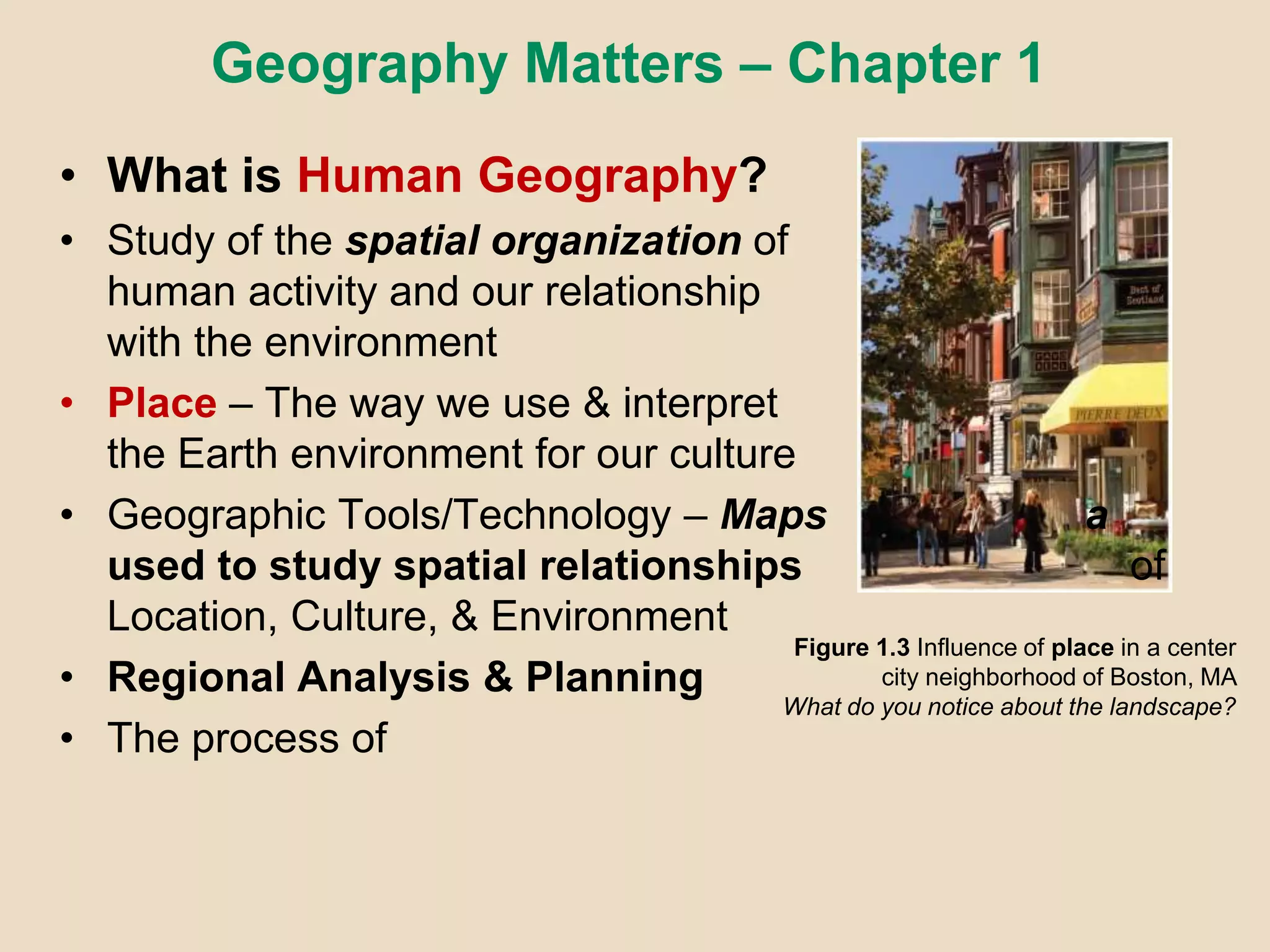Lecture ch01a geography matters | PPT