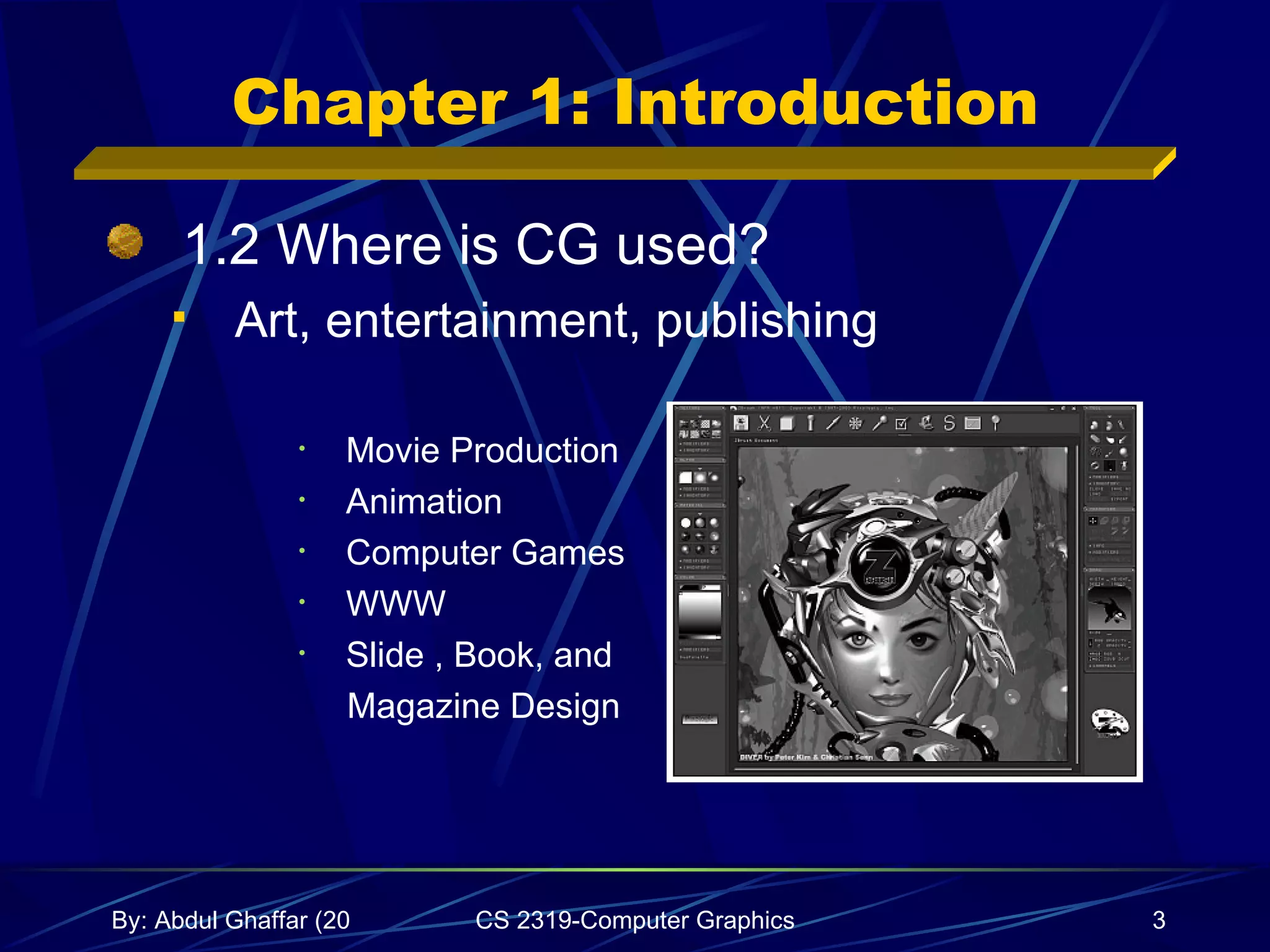 Computer Graphics Introduction | PPT