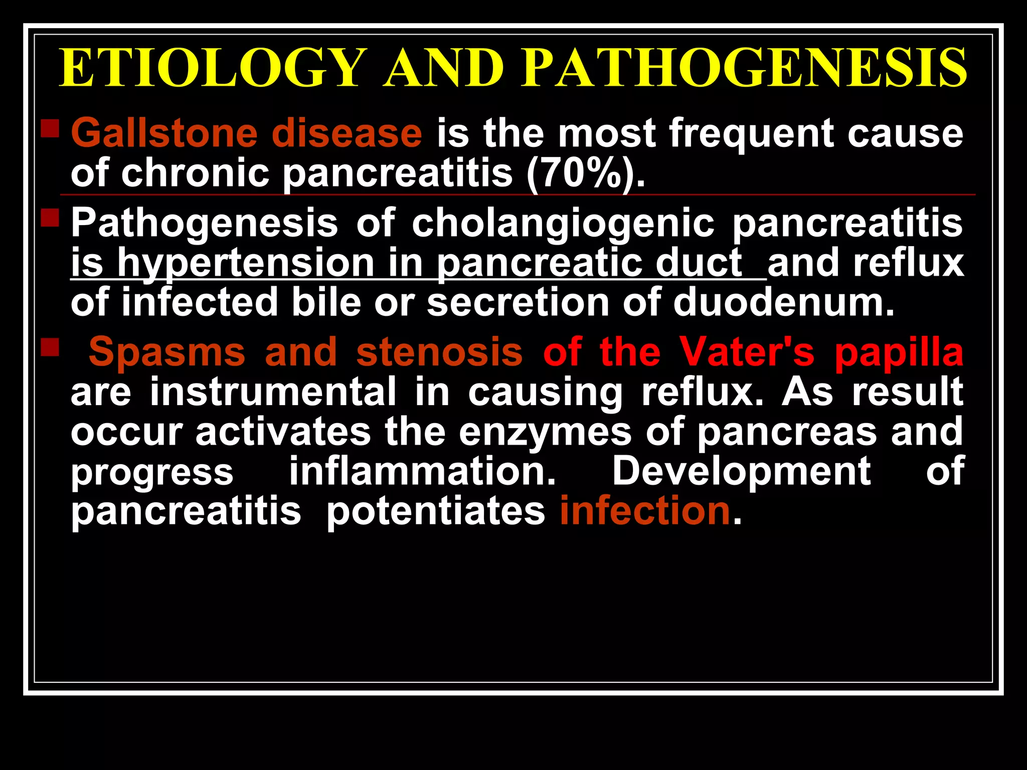 Lecture chronic pancreatitis | PPT