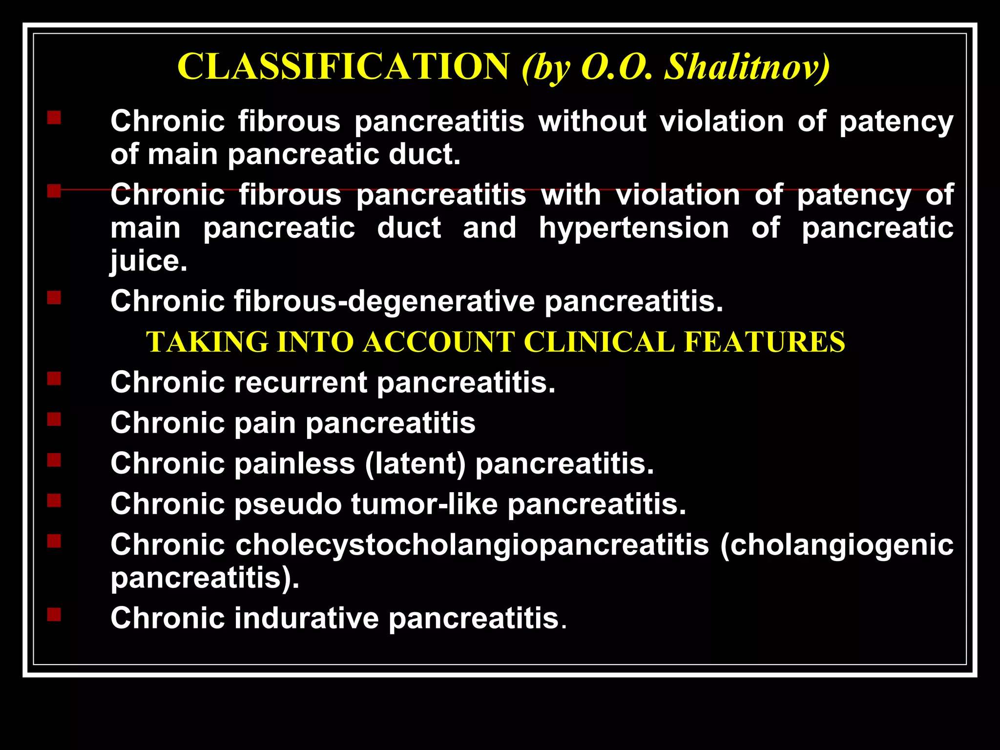 Lecture chronic pancreatitis | PPT