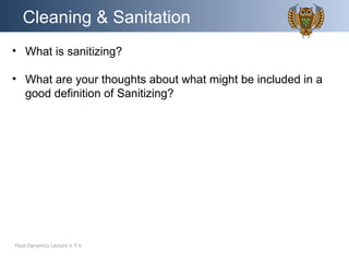 Lecture_CIP-Breweries-PrinciplesCleaning and sanitation | PPTX