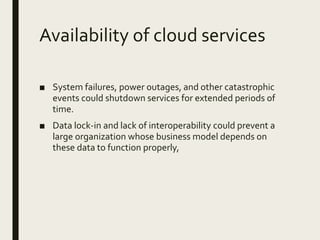 Lecture Cloud Security.pptx | Cloud Computing | Internet