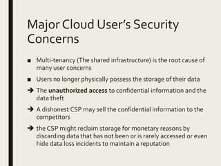 Lecture Cloud Security.pptx | Cloud Computing | Internet