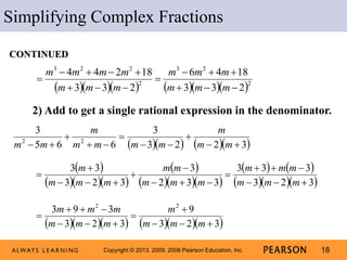 Lecture complex fractions | PPTX