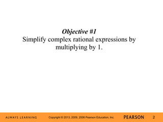 Lecture complex fractions | PPTX