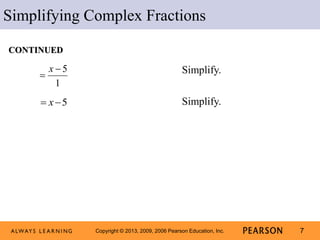 Lecture complex fractions | PPTX