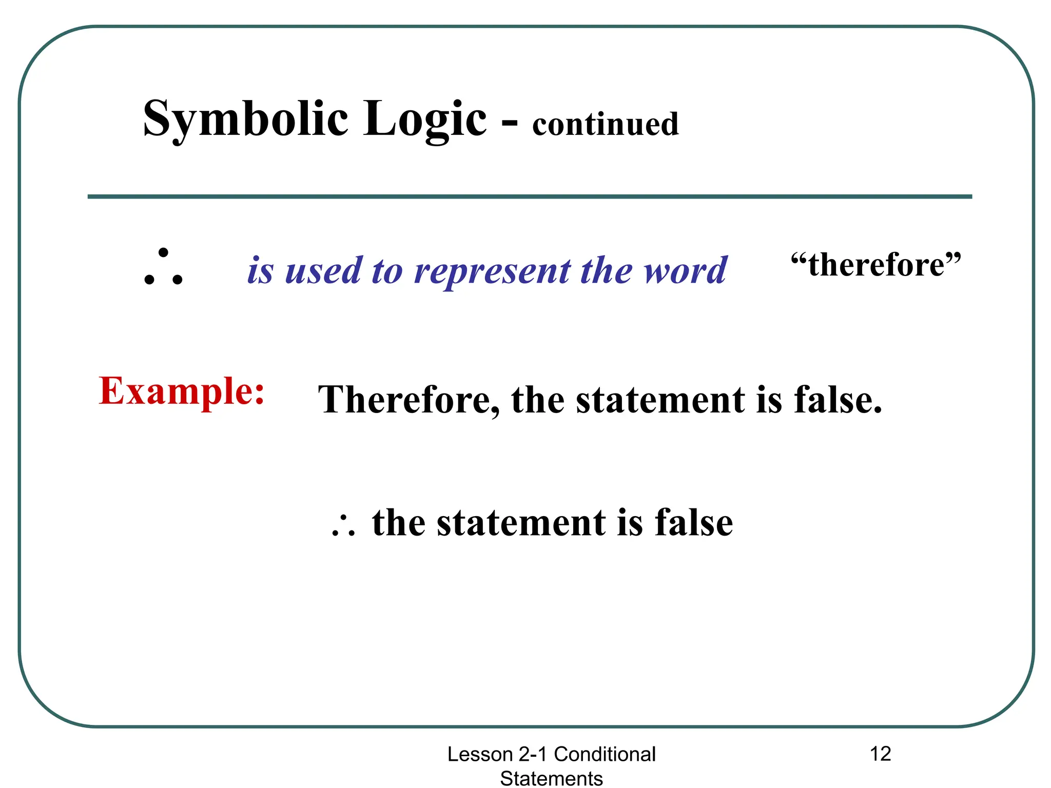 Lecture Conditional Statements Ppt