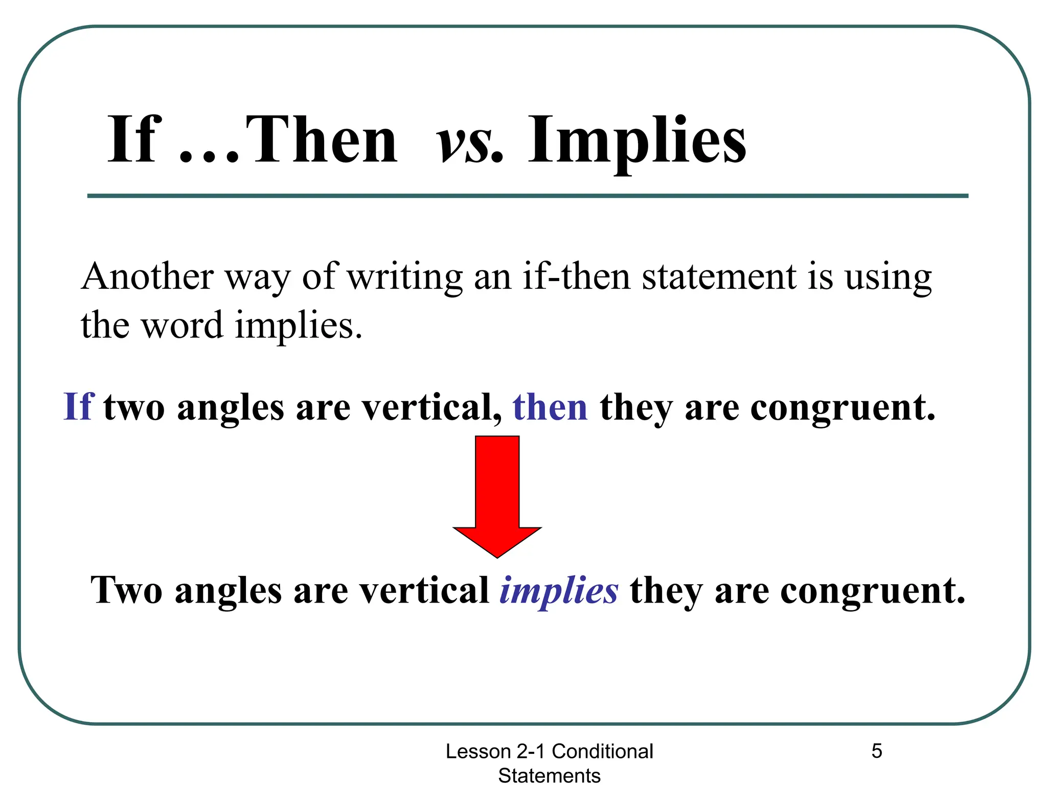 Lecture Conditional Statements Ppt