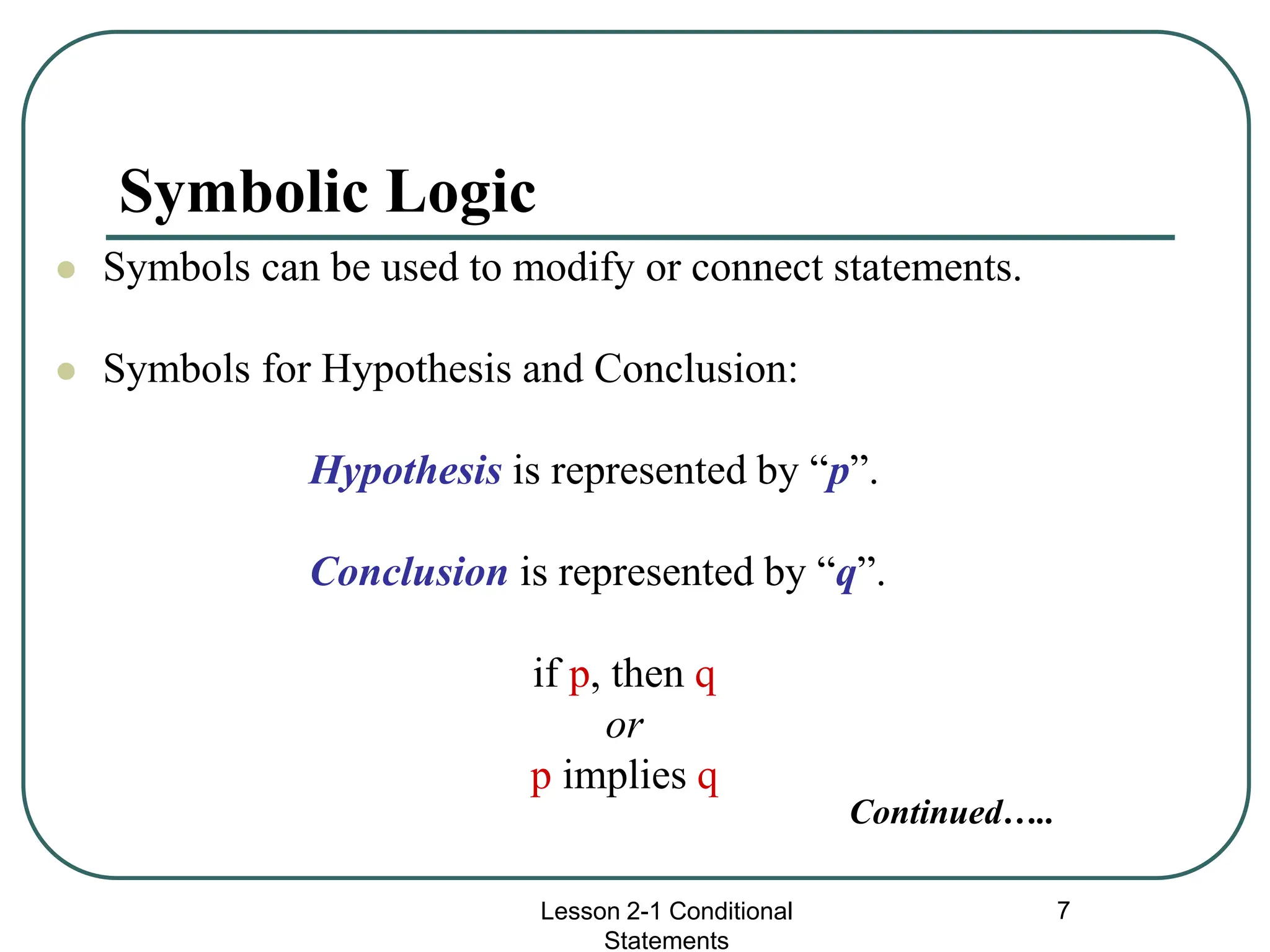 Lecture Conditional Statements Ppt