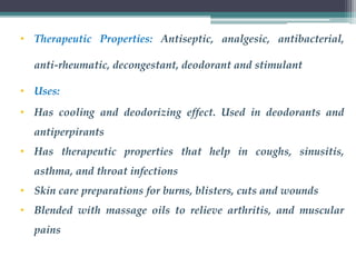 Lecture on Essential Oils 1 | PPTX