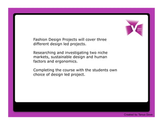 Lecture course introduction vdis10046 fashion design projects 2 jan15 | PDF