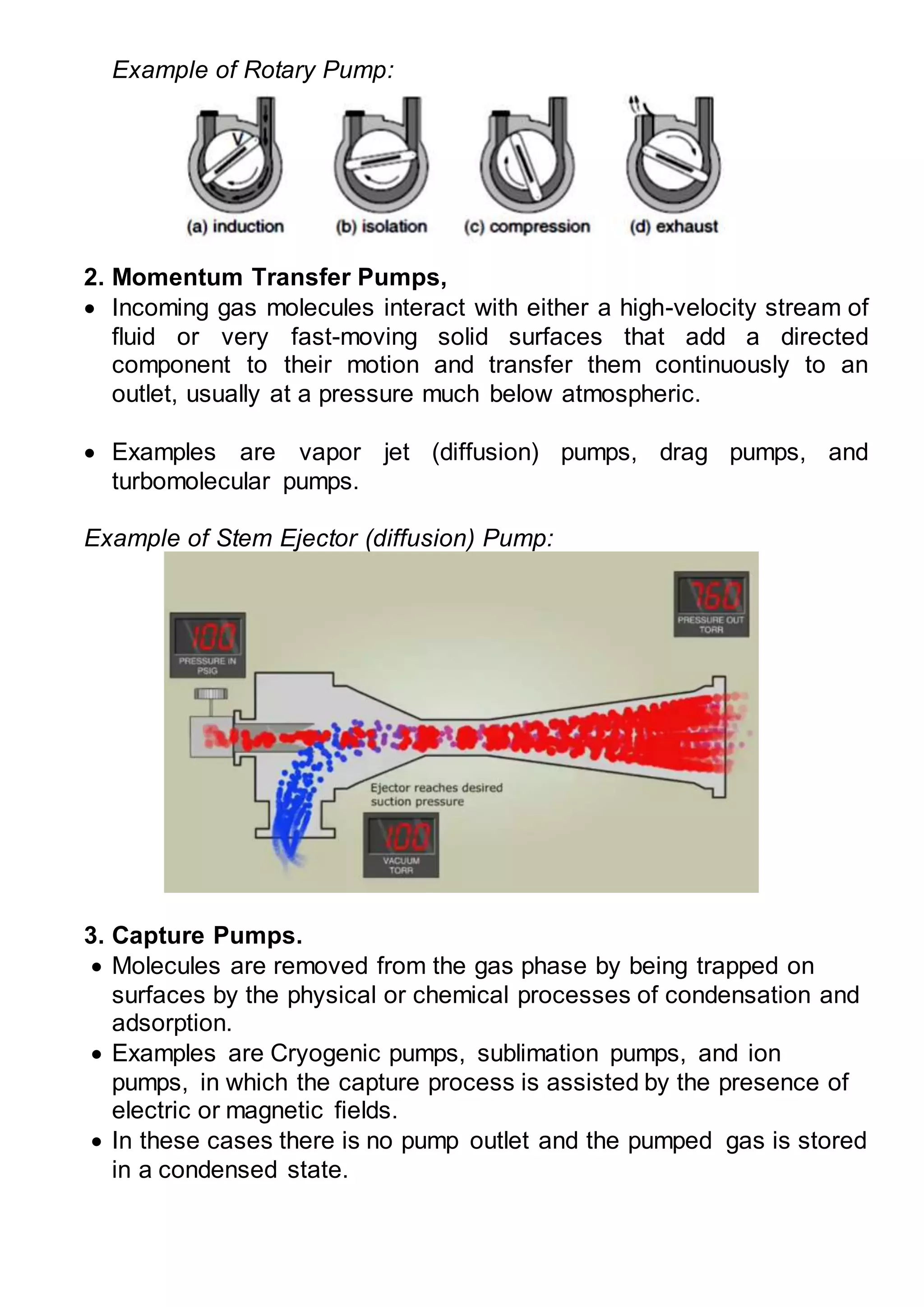 Vacuum Metallurgy: creating a vacuum — pumps introduction | DOCX